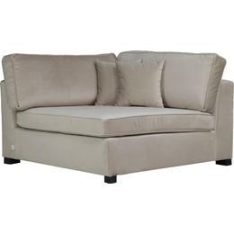 Sofa Home Affaire "Skara XXL", beige (dunkelbeige), B:130cm H:86cm T:130cm, 100% Polyester, Sofas, Sofa, Eckelement zur individuellen Polstergarnitur-Gestaltung