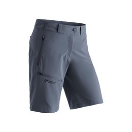 Funktionsshorts Maier Sports "Latit Short W", Damen, Gr. 36, Normalgr&ouml;&szlig;en, grau, 88% Polyester, 12% Elasthan, Hosen Funktionsshorts, Funktionsshort aus elastischem Material