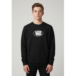 Sweatshirt Vans "STYLE 76 ll LOOSE LS TEE", Jungen, Gr. M (146), wei&szlig;, neutral, Obermaterial: 56% Baumwolle, 44% Polyester, Sweatshirts Sweatshirt, f&uuml;r Kids