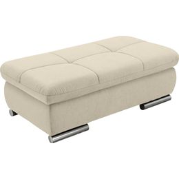 Stauraumhocker "SO 4100", beige (creme), B:128cm H:43cm T:68cm, SET ONE BY Musterring, Hocker, Stauraumhocker