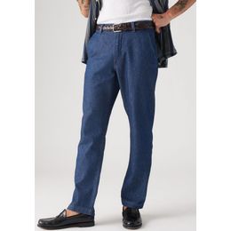 Levi's Straight-Jeans LEVI'S "XX CHINO AUTHENTIC STRT", Herren, Gr. 31, L&auml;nge 34, blau (half past rinse), Denim/Jeans, Obermaterial: 100% Baumwolle, regular fit lang, Jeans Straight-Jeans, mit weichem Griff