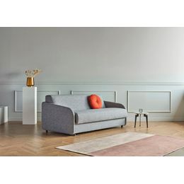 3-Sitzer INNOVATION LIVING &trade; "Eivor, hochwertige Dauerschlaffunktion, bequem und komfortabel", grau, B:159cm H:75cm T:101cm, Sofas, 3-Sitzer, Schlafsofa mit innenliegender Schlafmatratze und schlanken Armlehnen