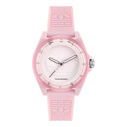 Solaruhr adidas originals "PROJECT FOUR SOLAR", rosa, Armbanduhren, Damen, Solaruhr, Quarzuhr, Armbanduhr, Herrenuhr, Damenuhr, Resinarmband