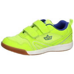Hallenschuh Lico "Sportschuh Boulder V", Jungen, Gr. 34, gelb, Synthetik, Schuhe Hallenschuh