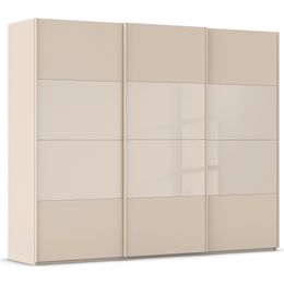 Schwebet&uuml;renschrank Rauch "Kleiderschrank Schrank Garderobe Schlafzimmerschrank SCALE-FYRA", beige (champagner, glas champagner), B:271cm H:223cm T:68cm, Holzwerkstoff, Schr&auml;nke, Schwebet&uuml;renschrank, edle T&uuml;ren viergeteilt Glas matt/gl&auml;nzend viele Farben MADE IN GERMANY