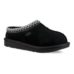 UGG Australia Hausschuh UGG "K TASMAN II", M&auml;dchen, Gr. 3 (35), schwarz, Textil, Veloursleder, ethno, Schuhe Hausschuh, Plateau Clog, Mule, Pantoffel mit Ethno-Muster