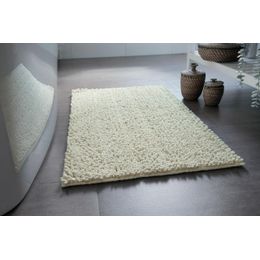 Badematte WECON HOME BASICS "Benno", creme beige, H:22mm, Polyester, Badematten, Badematte, waschbar, rutschfest, sehr weich, strapazierf&auml;hig, Chenille, robust