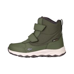 Winterstiefel Trollkids "KIDS HAFJELL WINTER BOOTS", M&auml;dchen, Gr. 33, gr&uuml;n (moss), Synthetik, mehrfarbig, Schuhe Winterstiefel, Snowboots, Winterstiefel, Winterschuhe, f&uuml;r Kinder, wasserdicht