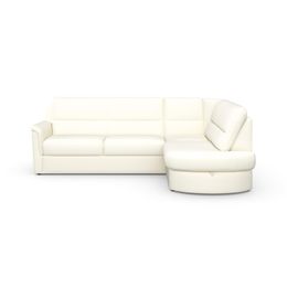 Sit & More Ecksofa SIT & MORE "Panini L-Form", beige (creme), B:243cm H:87cm T:175cm, Sofas, Ecksofa, wahlweise mit Bettfunktion und Bettkasten