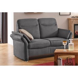 2-Sitzer Home Affaire "Tahoma", grau (steel), B:169cm H:103cm T:89cm, Sofas, 2-Sitzer, mit Armteilverstellung, Federkern