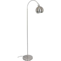 Salesfever Stehlampe "Pepe", silber (edelstahlfarben), 1, &Oslash; 20cm H: 153cm, Leuchten, Gestell aus Metall, Stehlampe