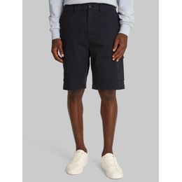 Cargoshorts Calvin Klein "MODERN TWILL CARGO SHORT", Herren, Gr. 32, N-Gr, schwarz, Twill, Obermaterial: 98% Baumwolle, 2% Elasthan, unifarben, normal kniefrei, Hosen Cargoshorts, mit Logo-Patch