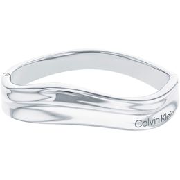 Armreif Calvin Klein "ELEMENTAL", silber (edelstahlfarben), Armb&auml;nder, Damen, Edelstahl, Armreif