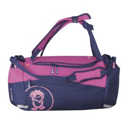 Reisetasche Trollkids "KIDS DUFFLE BAG", M&auml;dchen, blau (mallow pink, violet blau, wild rose), Obermaterial: 100% Polyamid. Futter: 100% Polyester, Taschen Reisetasche, mit Rucksackfunktion, mit abnehmbarem Schultergurt