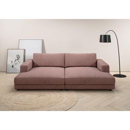 Loungesofa Home Affaire "Enisa, B/T/H: 290/170/85 cm", rosa (altrosa), B:290cm H:85cm T:170cm, 95% Polyester, 5% Nylon, Sofas, Loungesofa, Zeitloses und stylisches Loungem&ouml;bel, Mega-Sofa, Big-Sofa XXL