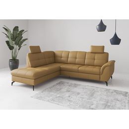 Sit & More Ecksofa SIT & MORE "Zora", curry, T:212cm, Sofas, Ecksofa