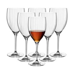 Rotweinglas Leonardo "Rotweingl&auml;ser Poesia 600 ml 6er Set transparent", bunt (transparent), Glas, Trinkgef&auml;&szlig;e, Rotweinglas