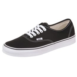 Sneaker Vans "UA Authentic", Herren, Gr. 38, schwarz, Textil, Schuhe Sneaker, aus textilem Canvas-Material