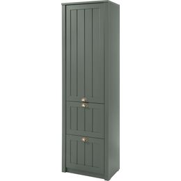 Garderobenschrank Home Affaire, gr&uuml;n, B:60cm H:204cm T:43cm, Holzwerkstoff, MDF, Schr&auml;nke, Garderobenschrank, H&ouml;he ca. 204 cm