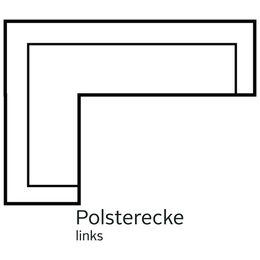 Sit & More Ecksofa SIT & MORE "Benson L-Form", schwarz, B:265cm H:94cm T:215cm, NaturLeder;Luxus-Microfaser;Luxus-Kunstleder;Primabelle-Microfaser, Sofas, Ecksofa, wahlweise mit Bettfunktion
