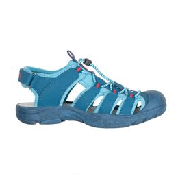 Outdoorsandale Trollkids "KIDS KVALVIKA SANDAL", M&auml;dchen, Gr. 26, bunt (dolphin blau, spicy rot), Synthetik, mehrfarbig, Schuhe Outdoorsandale