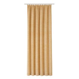 Vorhang WIRTH "Trondheim B" Gr. 5, beige, B:131cm H:225cm, Chenille, Polyacryl, Gardinen, Vorhang, nach Ma&szlig;