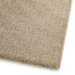 Teppich "MELLOW, Made in Belgium", beige, B:200cm H:19mm L:290cm, Polyester, PRIMAFLOR-IDEEN IN TEXTIL, Teppiche, Teppich, Uni Farben, weicher Flor, waschbar