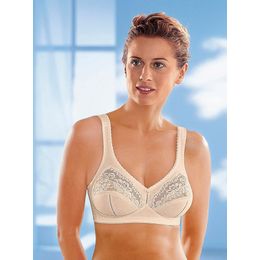 B&uuml;gelloser BH Triumph, Damen, Gr. 85, Cup C, beige (elfenbein), 52% Polyamid, 25% Elasthan, 19% Polyester, 4% Baumwolle, BHs B&uuml;gelloser BH