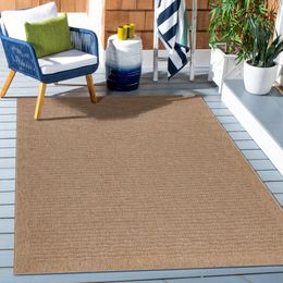Outdoorteppich Ayyildiz Teppiche "DHAKA 8712", beige, B:280cm H:5mm L:370cm, Polypropylen, Teppiche, Outdoorteppich, L&auml;ufer / Pflegeleicht / Strapazierf&auml;hig / In- und Outdoor geeignet