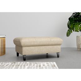 Sit & More Stauraumhocker SIT & MORE "Maggiore", beige, B:102cm H:48cm T:67cm, 100% Polyester, Hocker, Stauraumhocker, mit Stauraum