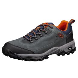 Outdoorschuh Lico "Outdoorschuh Milan Low", Herren, Gr. 45, grau, Veloursleder, Schuhe Outdoorschuh