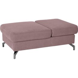 Sit & More Hocker SIT & MORE "Percy", lila (flieder), B:114cm H:43cm T:71cm, Hocker, Hocker, Fu&szlig;h&ouml;he 12 cm, mit Klappfunktion, wahlweise in 2 Fu&szlig;farben