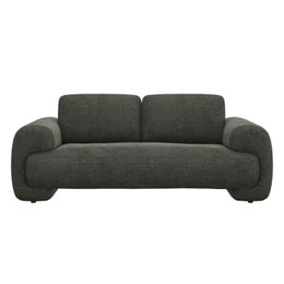 2,5-Sitzer FLEXLUX "Molino Designsofa, Polstersofa, Einzelsofa, Couch", turtle, B:247cm H:83cm T:108cm, 100% Polyester, Sofas, 2 5-Sitzer, Kaltschaum & Stahl-Wellen f&uuml;r erstklassigen Sitzkomfort, F&uuml;sse Schwarz