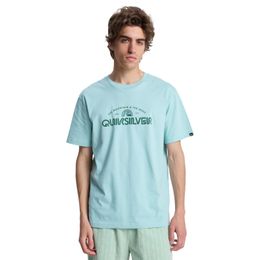 T-Shirt Quiksilver "EV Vista", Herren, Gr. M, blau haze, Obermaterial: 70% Walkfrottier, 30% Walkfrottier;, Shirts T-Shirt