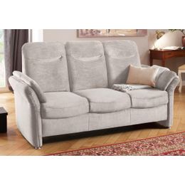 3-Sitzer Home Affaire "Tahoma", grau (hellgrau), B:199cm H:103cm T:89cm, Sofas, 3-Sitzer, mit Armteilverstellung, Federkern