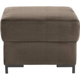 Hocker DOMO collection "Ledas", braun, B:62cm H:42cm T:62cm, Hocker, Hocker, in vielen Farben erh&auml;ltlich