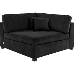 Sofa Home Affaire "Skara XXL", grau (anthrazit), B:130cm H:86cm T:130cm, 100% Polyester, Sofas, Sofa, Eckelement zur individuellen Polstergarnitur-Gestaltung