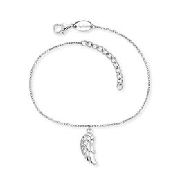 Armband Engelsrufer "Schmuck Geschenk Engelsfl&uuml;gel", silber (silberfarben), Armb&auml;nder, Damen, 20cm, Silber 925 (Sterlingsilber), Armband