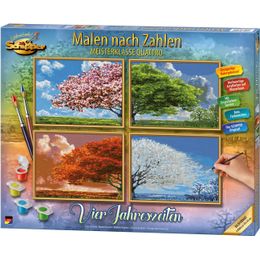 Malen nach Zahlen Schipper "Meisterklasse Quattro - Vier Jahreszeiten (Quattro)", bunt, Malvorlagen, KinderB:52cm H:41cm, Malen nach Zahlen, B:52cm H:41cm