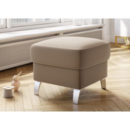 Sit & More Hocker SIT & MORE "Vincenzo", braun (macchiato), B:58cm H:48cm T:58cm, Hocker, Hocker