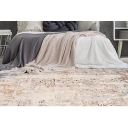 Teppich Arte Espina "Palace 100", grau (multi, rostrot), B:120cm H:13mm L:170cm, Polypropylen, Teppiche, Teppich, Soft Touch, Vintage-Design, dezente Farben