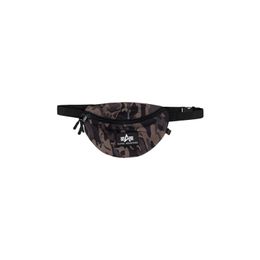 G&uuml;rteltasche Alpha Industries "Rubber Print Waistbag", Damen, schwarz (schwarz camo), Obermaterial: 100% Polyester, Taschen G&uuml;rteltasche