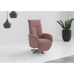 Sit & More TV-Sessel SIT & MORE "Glendale", aubergine, B:75cm H:112cm T:82cm, 100% Polyester, Sessel, TV-Sessel, wahlweise mit Aufstehhilfe, 2 Motoren und Akku
