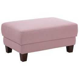 Hocker Home Affaire "Trondheim", rosa (altrosa), B:101cm H:48cm T:66cm, Struktur fein (100% Polyester);Flachgewebe (100% Polyester);Luxus-Microfaser (90% Polyester, 10% Polyamid), Hocker, Hocker, mit Stauraum, Federkern