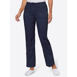 Webhose Classic Basics, Damen, Gr. 28, Kurzgr&ouml;&szlig;en, blau (marine), 98% Baumwolle, 2% Elasthan, unifarben, lang, Hosen Webhose