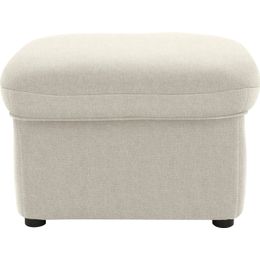 Hocker DOMO collection "Faenza", beige, B:60cm H:41cm T:60cm, 92% Polyester, 8% Nylon, Hocker, Hocker, DOMO collection Hocker, in gro&szlig;er Farbvielfalt