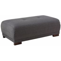 Hocker Home Affaire "Viborg", grau (anthrazit), B:122cm H:47cm T:67cm, Filzoptik (100% Polyester);Struktur (100% Polyester);Struktur fein ( 100% Polyester), Hocker, Hocker