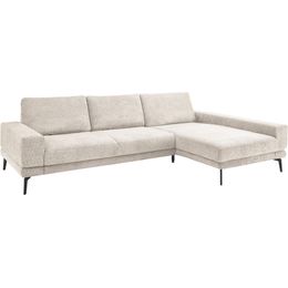 Ecksofa "SO 3600 optimaler Sitzkomfort in Federkern o. Kaltschaum, 2 Sitzh&ouml;hen", beige (kama sand), B:293cm H:87cm T:180cm, 100% Polyester, SET ONE BY Musterring, Sofas, Ecksofa, Sitzh&ouml;he 44 cm, Kaltschaum, B 293 x T 180 cm, Kama sand