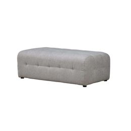 Polsterhocker Home Affaire "Nosia", grau (hellgrau), B:120cm H:47cm T:70cm, 100% Polyester, Hocker, Polsterhocker, passend zur Serie