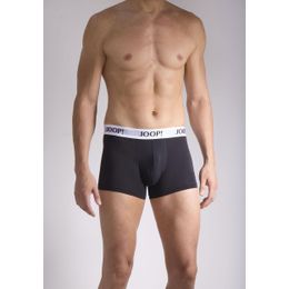 JOOP! Boxershorts JOOP "3 pack boxer", Herren, Gr. S, 3 Stk., schwarz hell, Single Jersey, Obermaterial: 95% Baumwolle, 5% Elasthan, unifarben, Unterhosen Boxershorts, Logo Gummibund